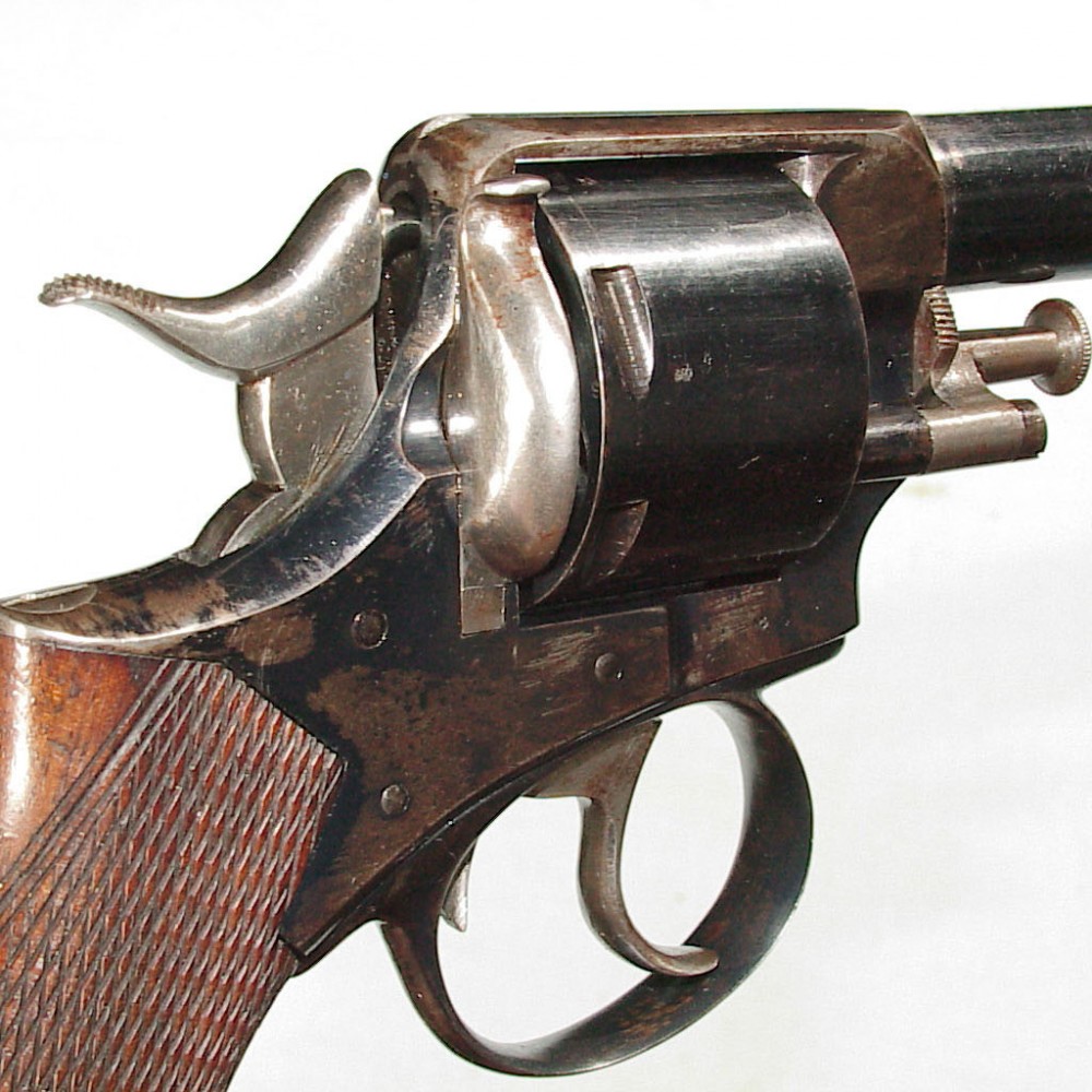 Monty Whitley, Inc. | WEBLEY RIC MODEL REVOLVER IN IT’S FACTORY OAK BOX