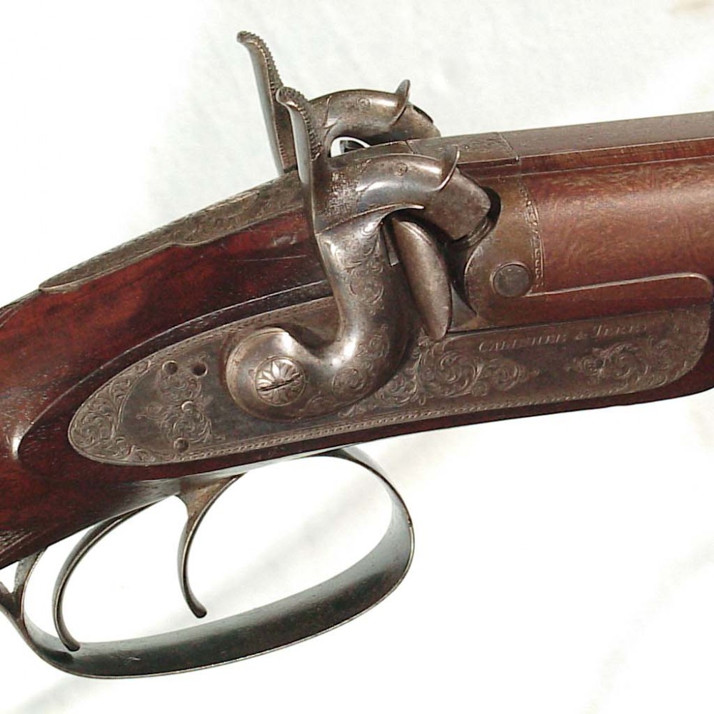 Monty Whitley, Inc. | ENGLISH DOUBLE .577 PERCUSSION RIFLE BY “CALISHER ...